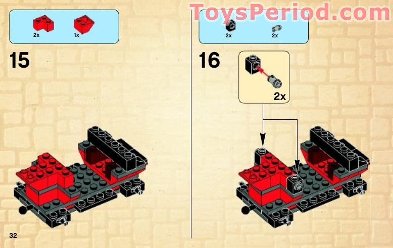 LEGO 70401 Gold Getaway Instructions and Parts List