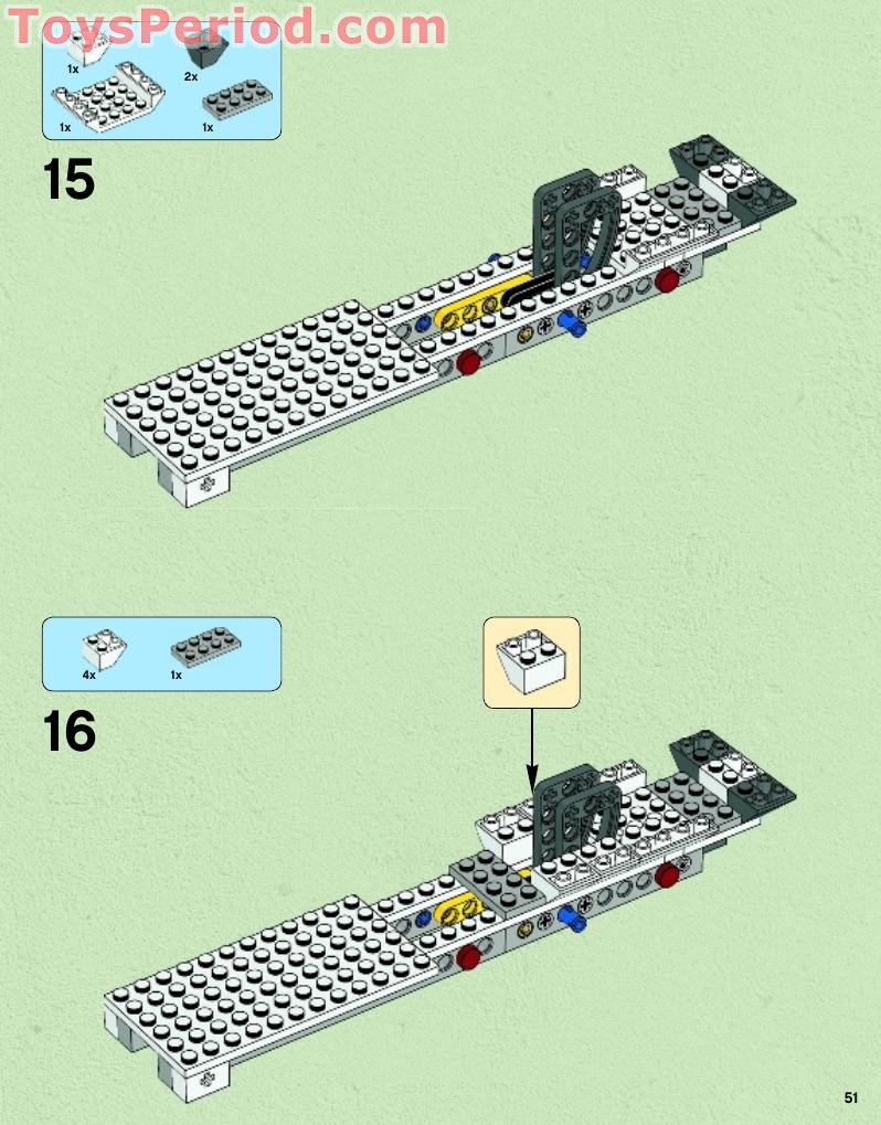 LEGO 75021 Republic Gunship Instructions and Parts List