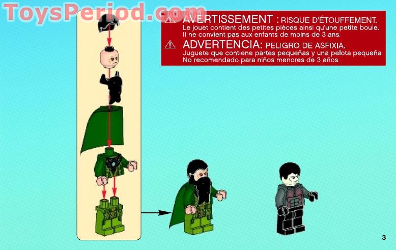 LEGO 76007 Iron Man: Malibu Mansion Attack Instructions and Parts List