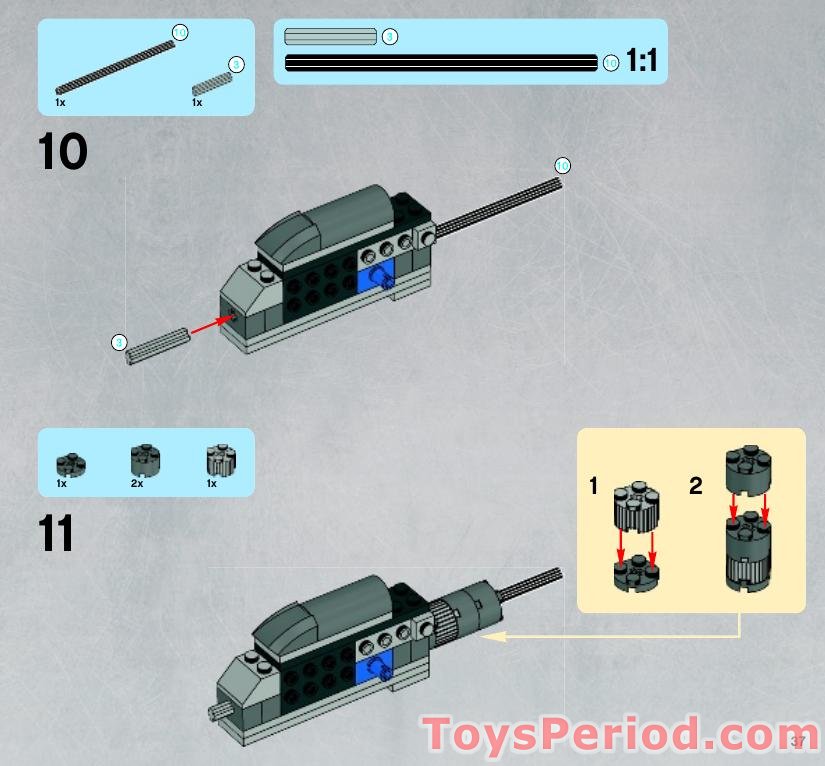 LEGO 7869 Battle for Geonosis Instructions and Parts List