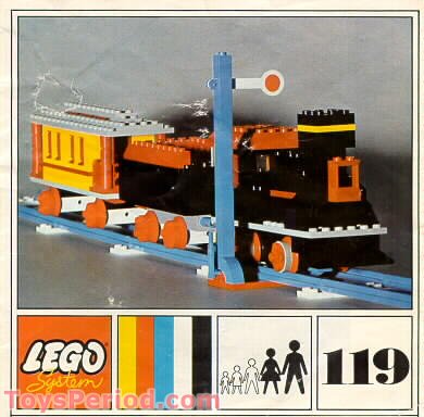 LEGO 119 Super Train Set Instructions and Parts List