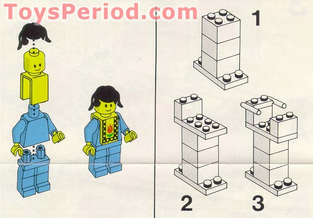 LEGO 269 Kitchen Instructions and Parts List