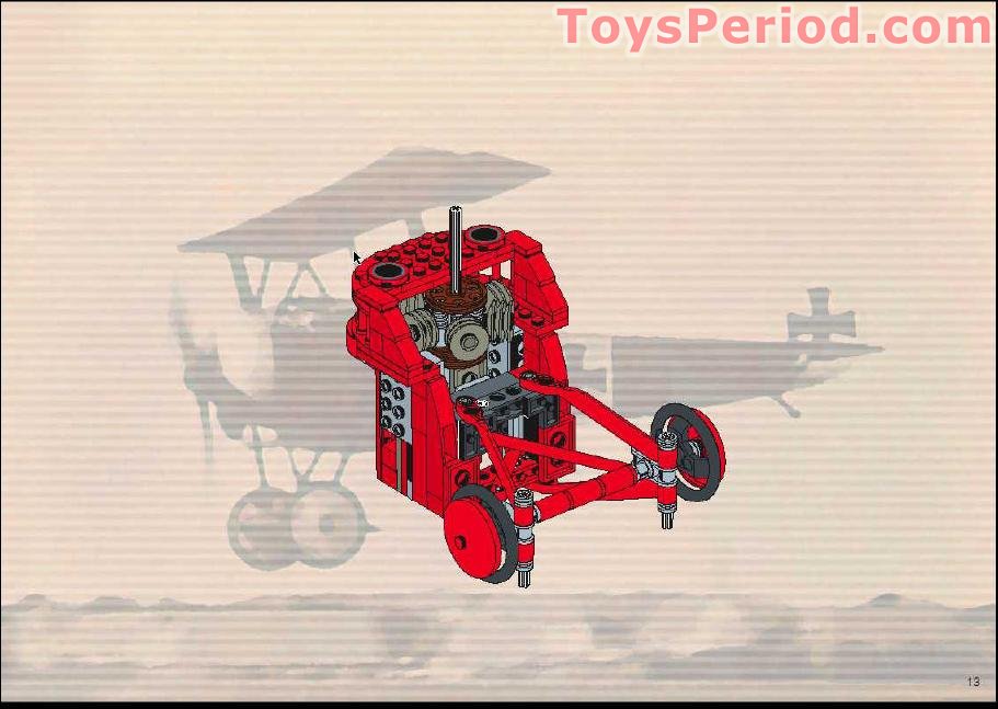 LEGO 10024 Red Baron Instructions and Parts List