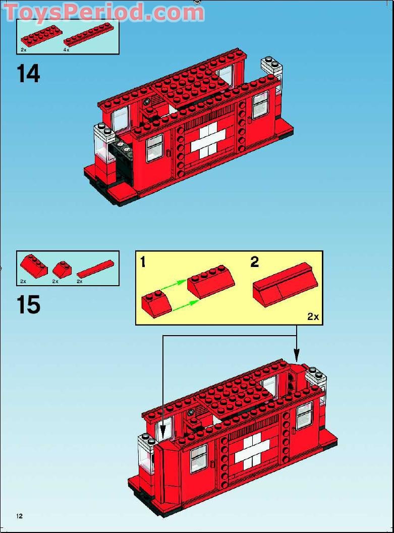 LEGO 10183 Hobby Train Set Instructions and Parts List