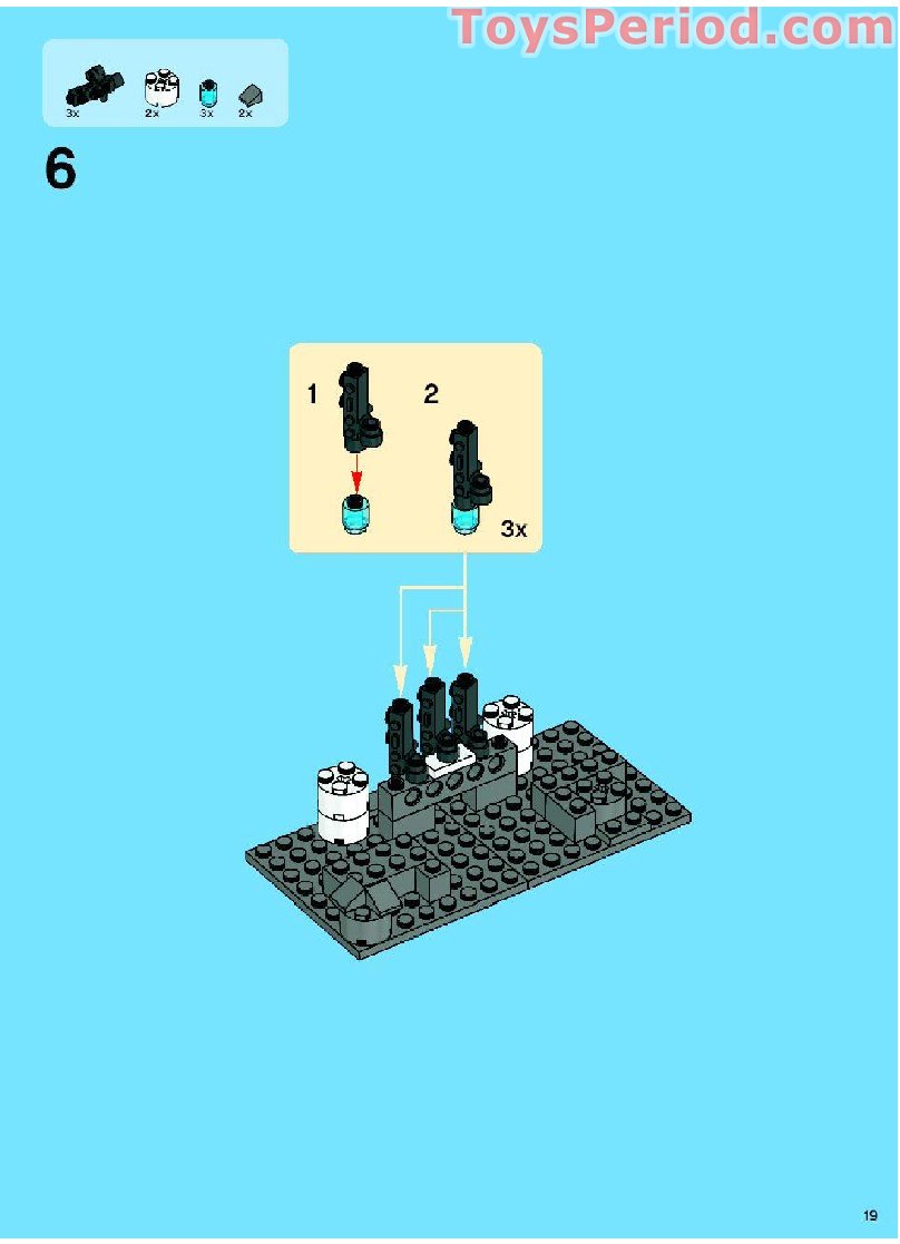 LEGO 10191 Star Justice Instructions and Parts List