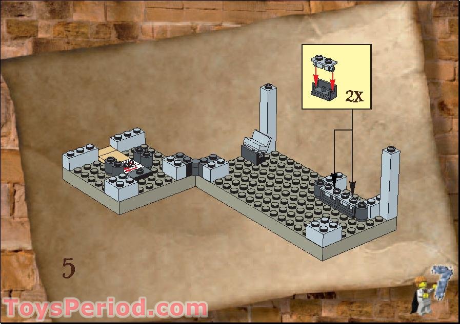 LEGO 4705 Snape's Classroom Instructions and Parts List