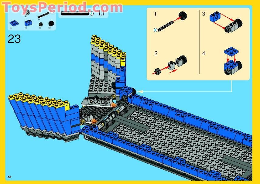 LEGO 4997 Transport Ferry Instructions and Parts List