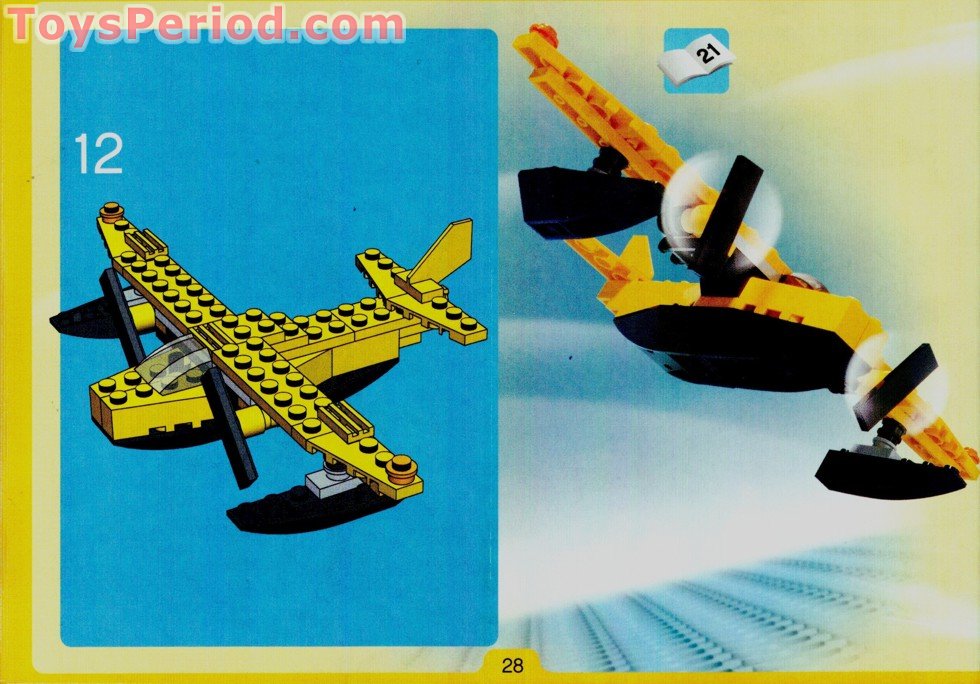 LEGO 4505 Sea Machines Instructions and Parts List