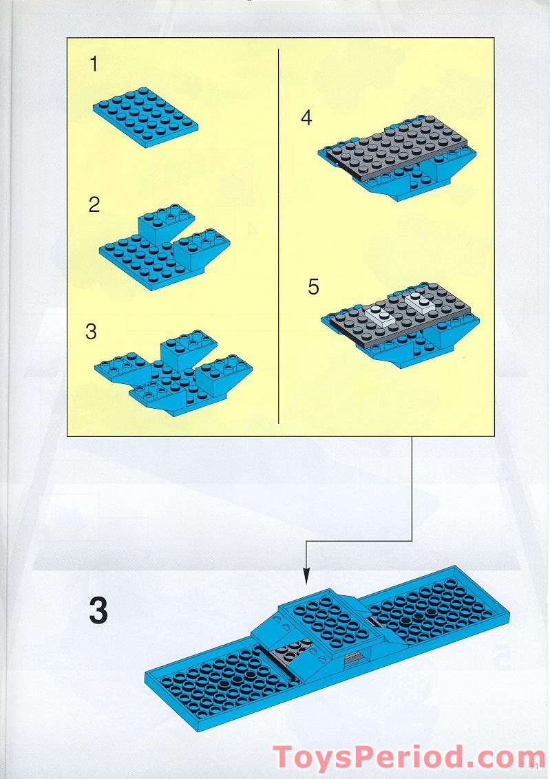 LEGO 4555 Cargo Station Instructions and Parts List