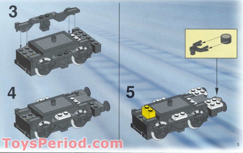 LEGO 4560 Railway Express Instructions and Parts List