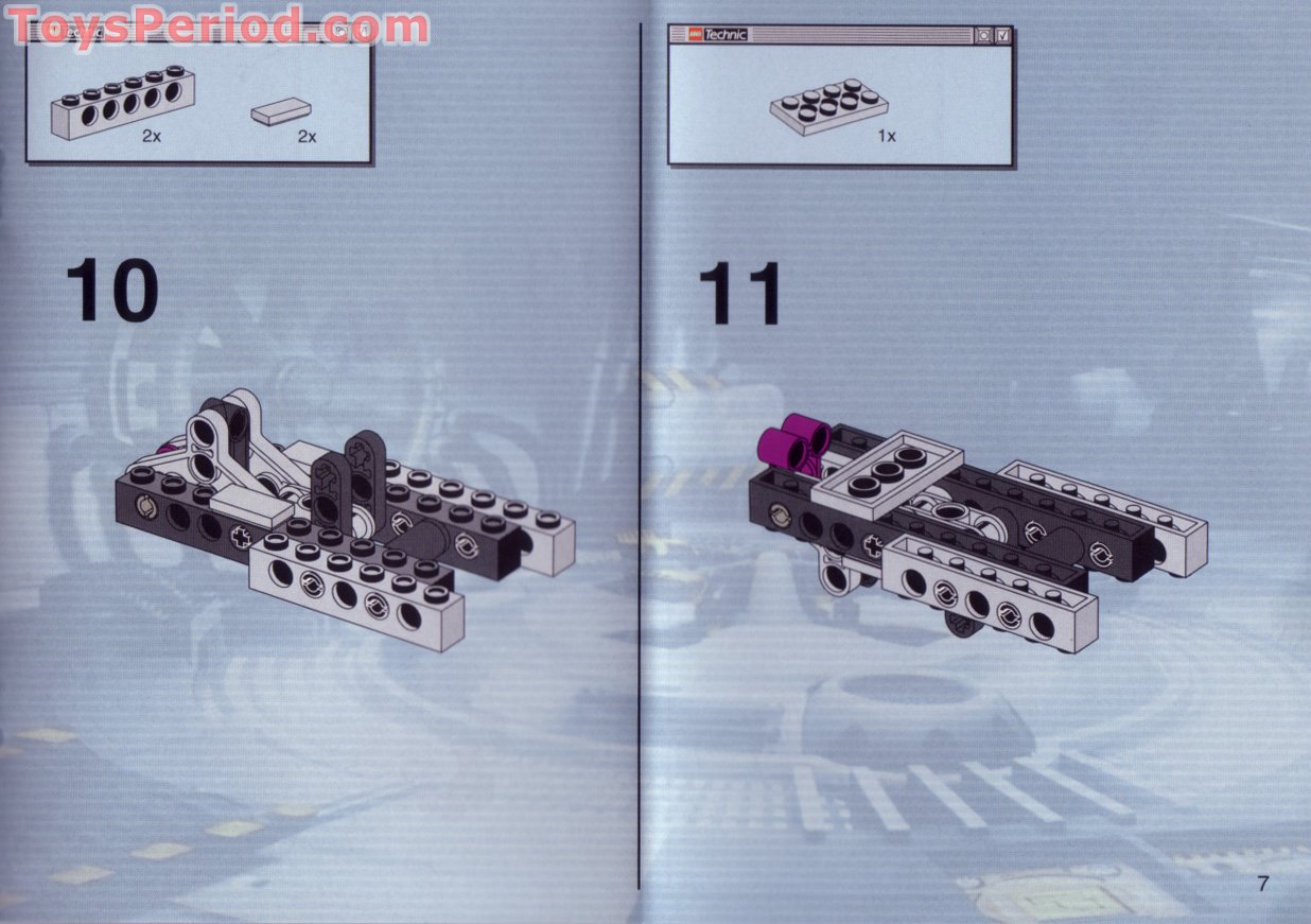 LEGO 5222 Chassis Pack Instructions and Parts List