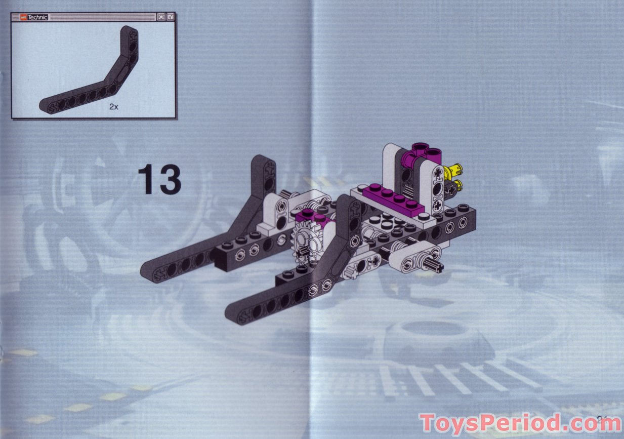 LEGO 5222 Chassis Pack Instructions and Parts List