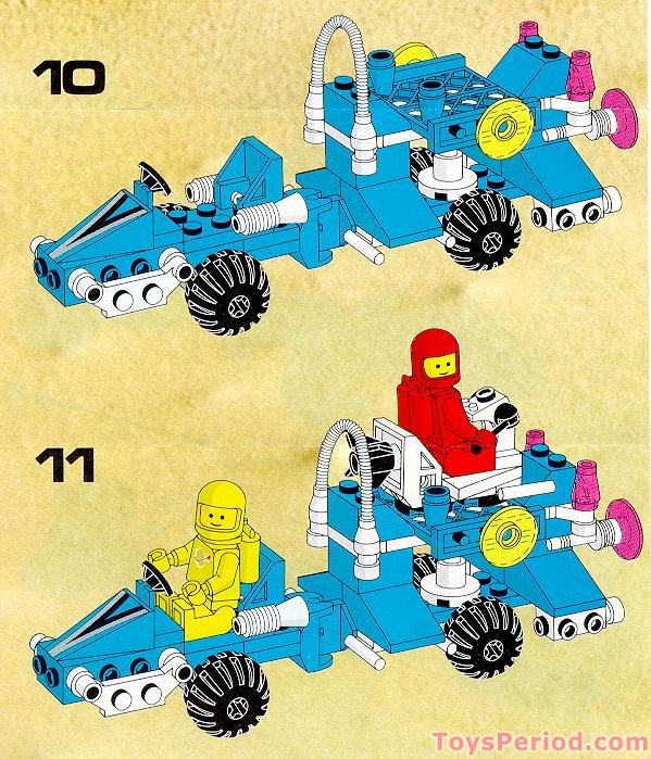 LEGO 6874 Transporter with Scout Instructions and Parts List