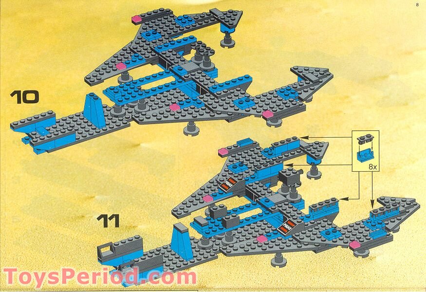 LEGO 6986 Mission Commander Instructions and Parts List