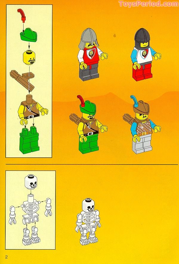 LEGO 6046 Hemlock Stronghold Instructions and Parts List