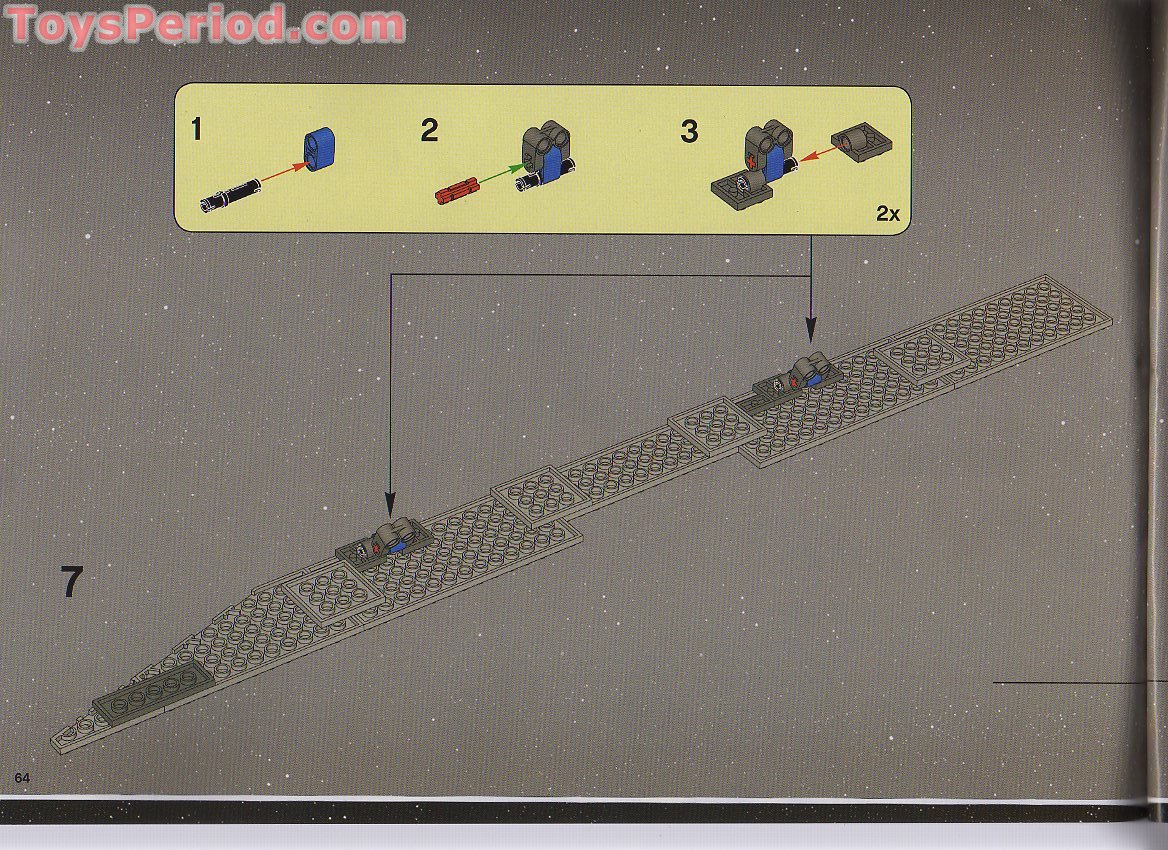 LEGO 6211 Imperial Star Destroyer Instructions and Parts List