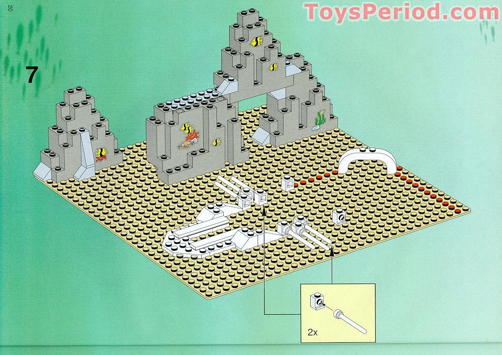 LEGO 6559 Deep Sea Bounty Instructions and Parts List