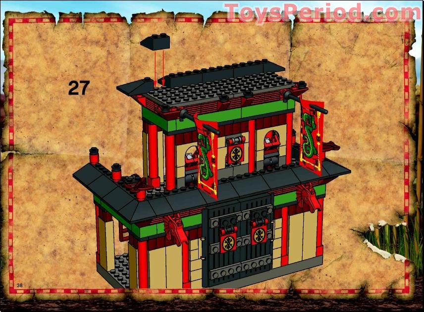 LEGO 7419 Dragon Fortress Instructions and Parts List