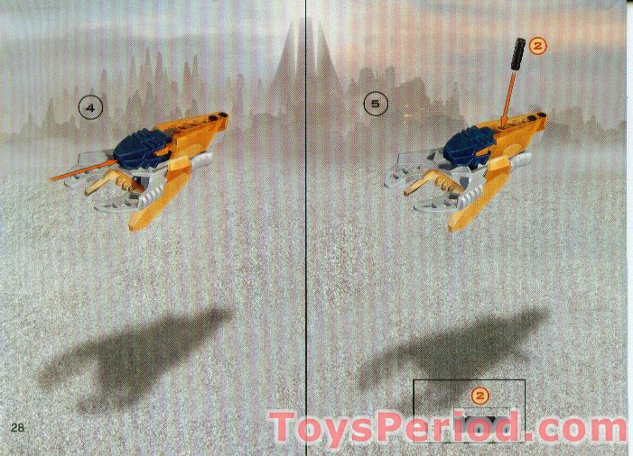 LEGO 8617-1 Vahki Zadakh Instructions and Parts List