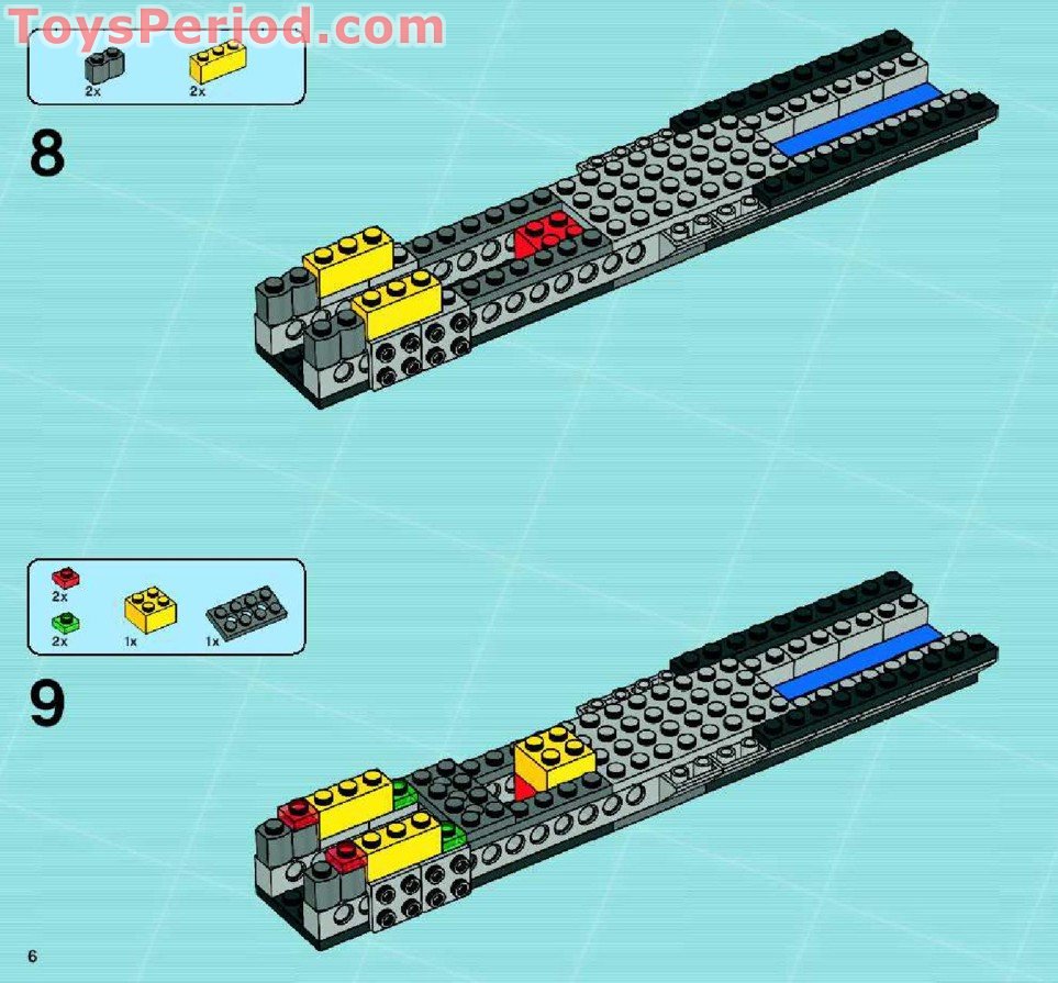 LEGO 8636 Mission 7: Deep Sea Quest Instructions and Parts List