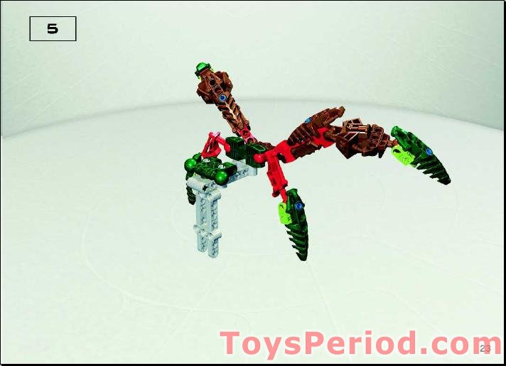 LEGO 8745 Visorak Roporak Instructions and Parts List