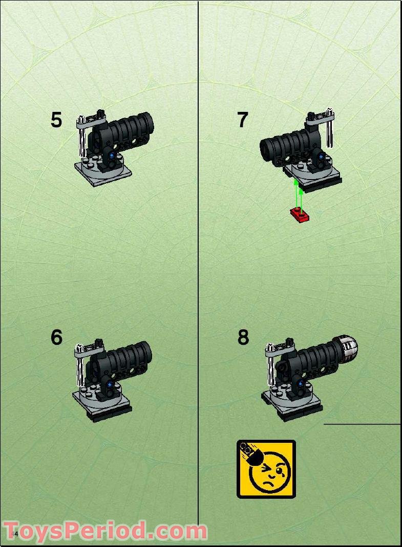 LEGO 8758 Tower of Toa Instructions and Parts List