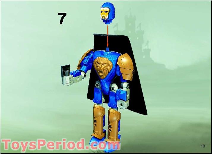 LEGO 8796 King Mathias (Series 2) Instructions and Parts List