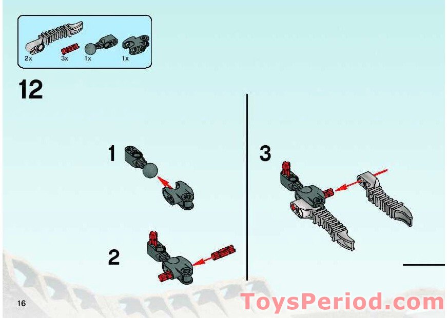 LEGO 8979 Malum Instructions and Parts List