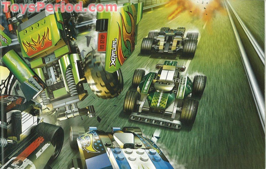 LEGO 8136 Fire Crusher Instructions and Parts List