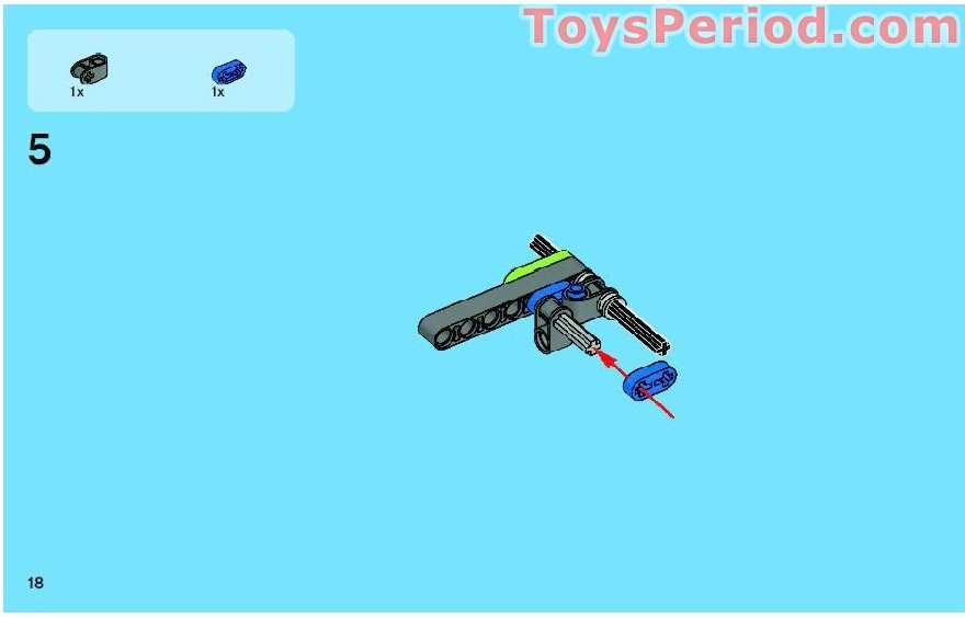 LEGO 8260 Tractor Instructions and Parts List