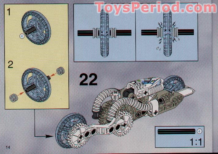 LEGO 8511 Frost Instructions and Parts List