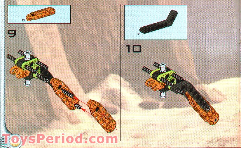 LEGO 8537 Nui-Rama Instructions and Parts List