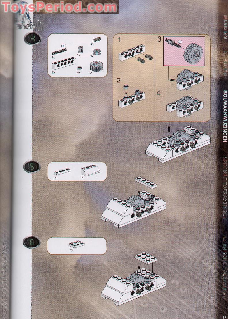 LEGO 9748 Droid Developer Kit Instructions and Parts List