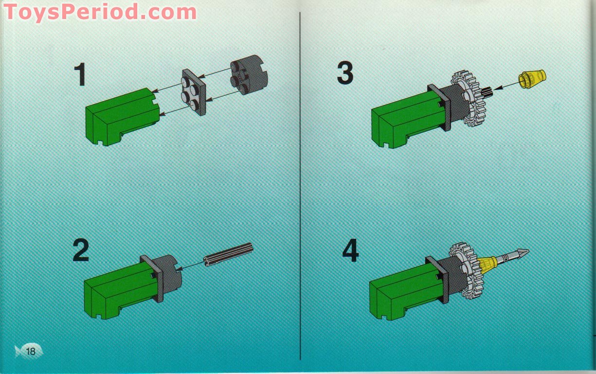 LEGO 2160 Crystal Scavenger Instructions and Parts List