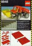 LEGO 8848 Power Truck Instructions and Parts List