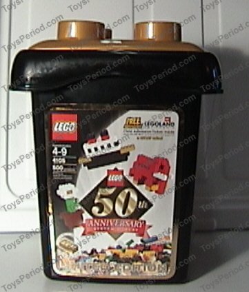 LEGO 4105-2 50th Anniversary Bucket - Limited Edition Set Parts List