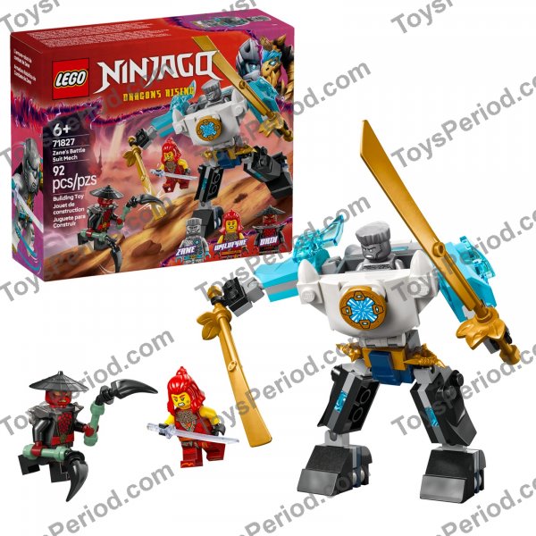 LEGO 71827 Zane's Battle Suit Mech Set Parts List