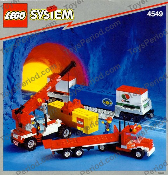 LEGO 4549 Container Double Stack / Road 'n' Rail Hauler Instructions ...