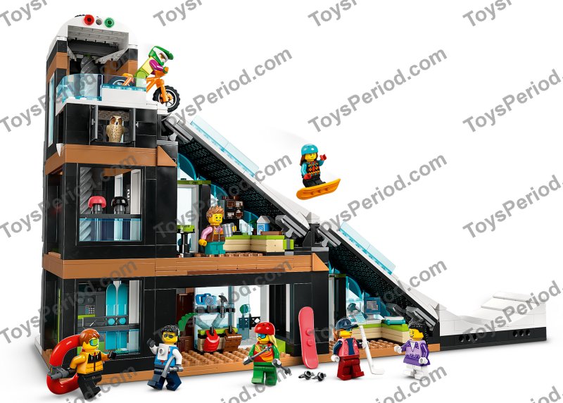 LEGO 60366 Ski and Climbing Center Set Parts List