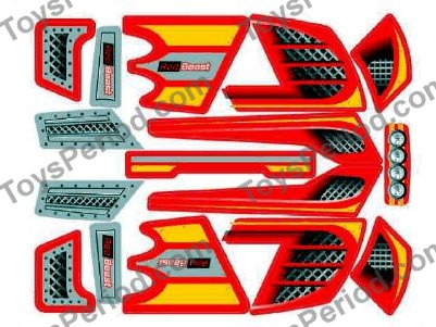 LEGO Sets with Part 8378stk01 Sticker Sheet for Set 8378