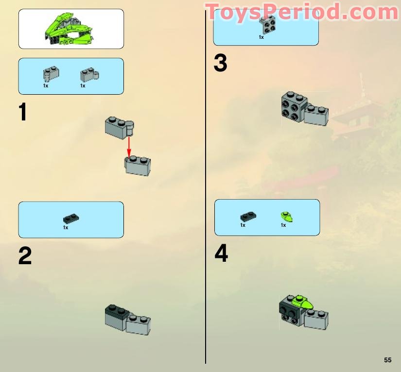 LEGO 9443 Rattlecopter Instructions and Parts List