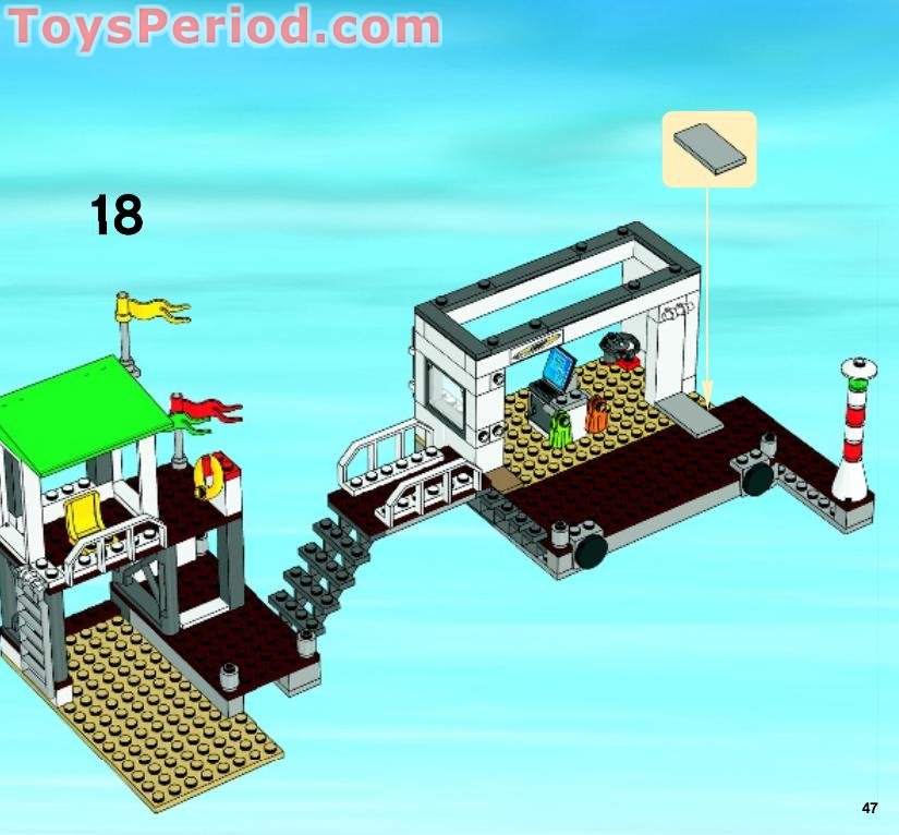 LEGO 4644 Marina Instructions and Parts List