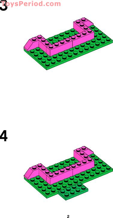 LEGO 4625 LEGO Pink Brick Box Instructions and Parts List