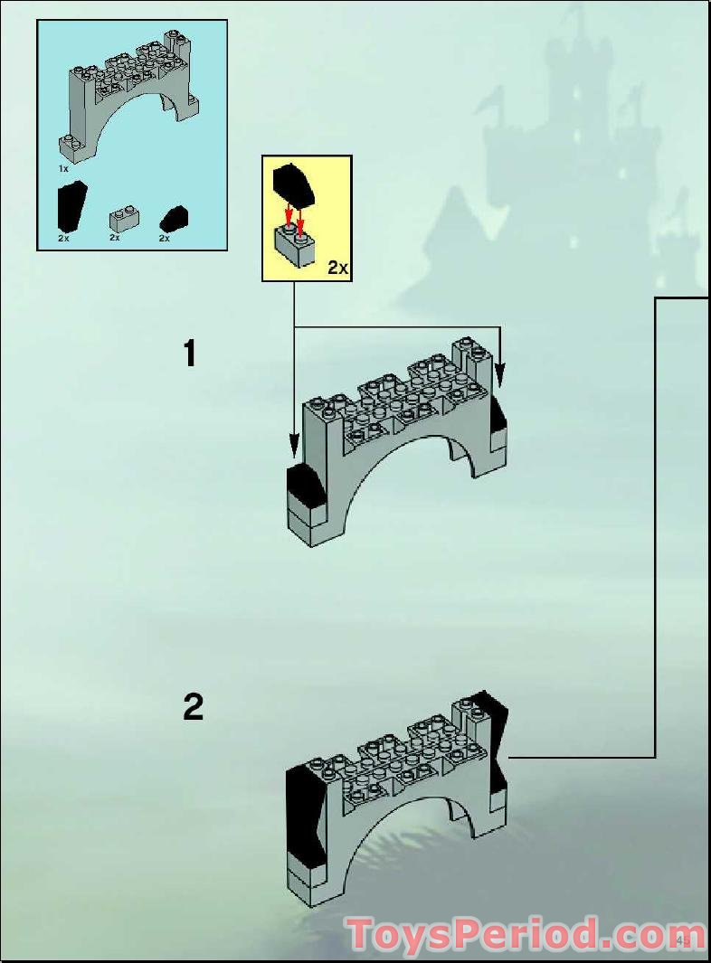 LEGO 10176 Royal King's Castle Instructions and Parts List
