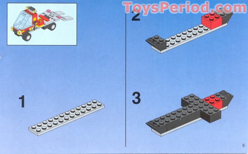 LEGO 1253-1 Shell Promotional Set - Service Station Series - Formula ...
