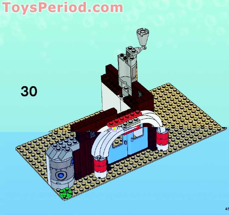 LEGO 3832 The Emergency Room Instructions and Parts List