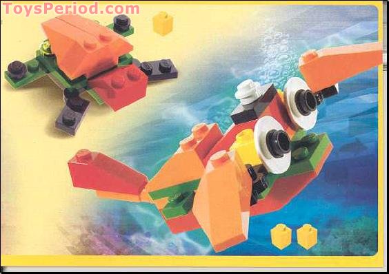 LEGO 3223 Dixan Soap Promotional Set, Orange Fish Instructions and ...
