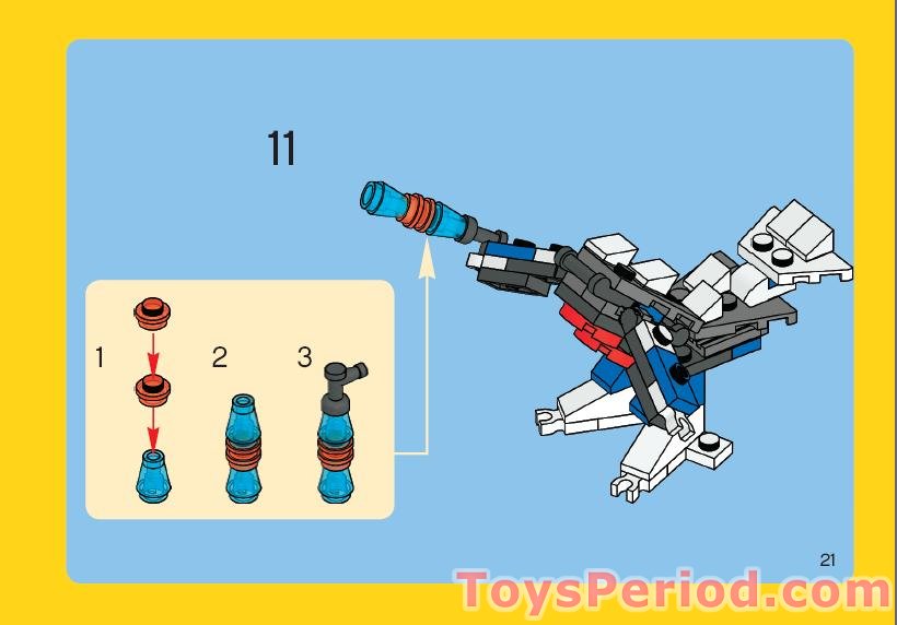 LEGO 4917 Mini Robots Instructions and Parts List