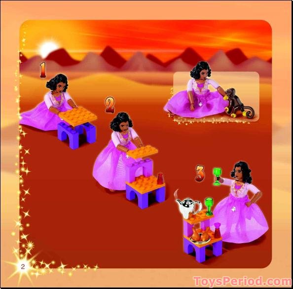 LEGO 5857 Safran's Amazing Bazaar Instructions and Parts List