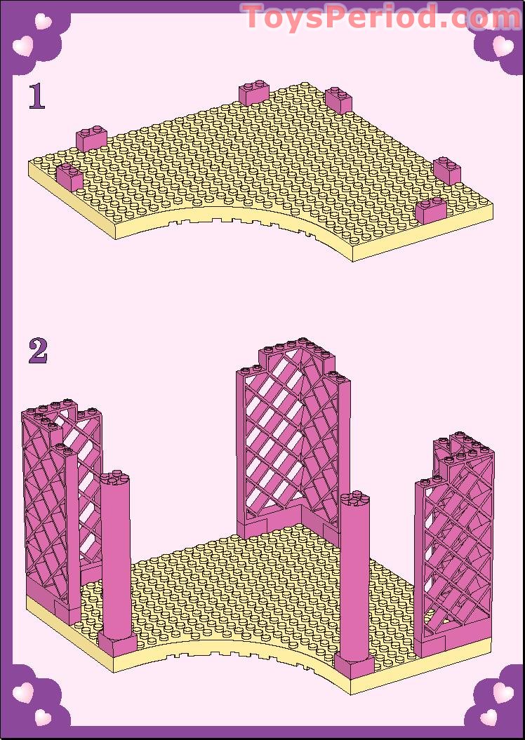 LEGO 5895 Belville Family Villa Instructions and Parts List